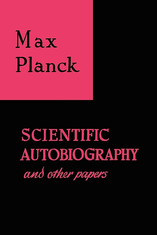 Scientific Autobiography and Other Paper – Books & Belongings