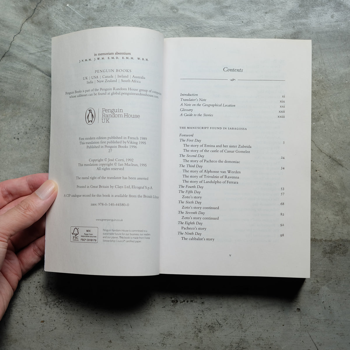 The Manuscript Found in Saragossa – Books & Belongings
